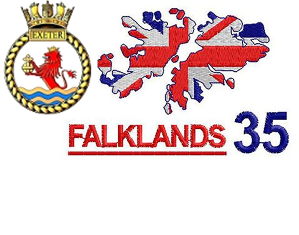HMS EXETER - 35th anniversary of the Falklands War